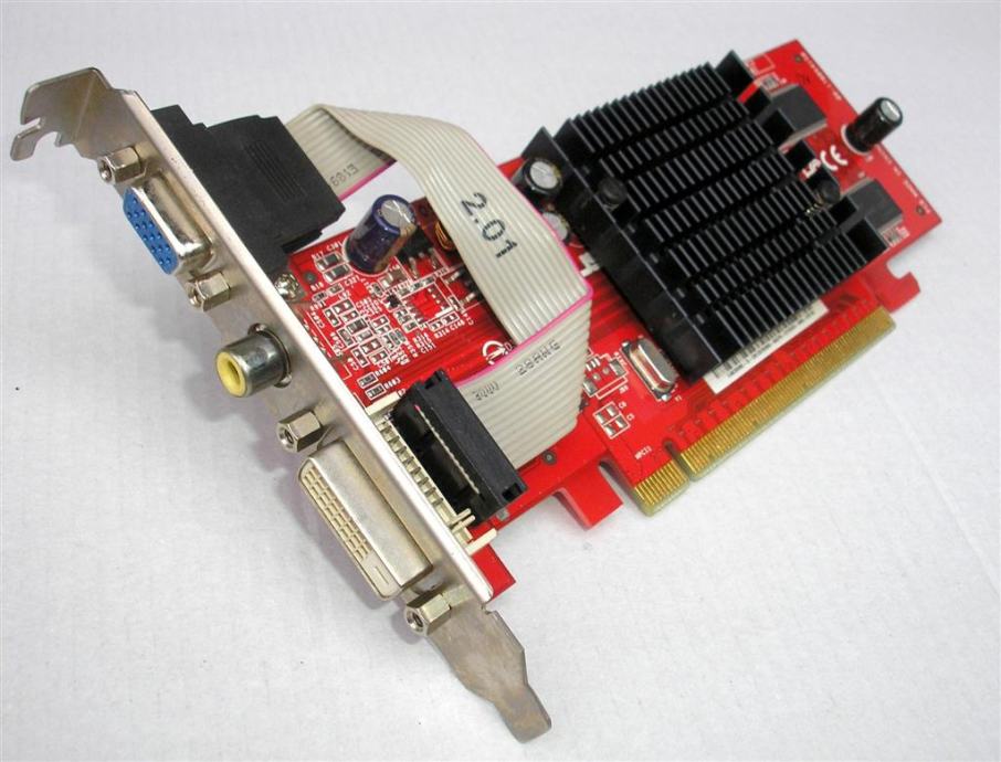 Vintage grafička ASUS RADEON X300.X550.X1050 series PCIEx DX9 128MB