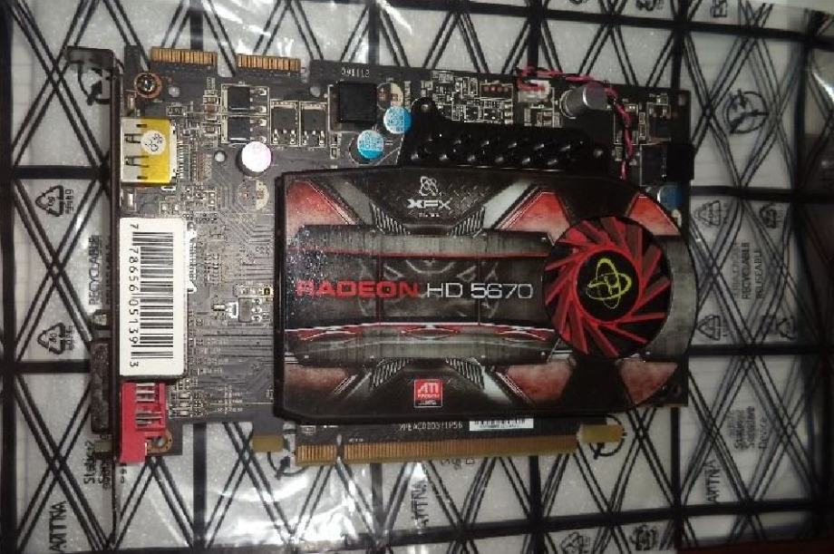 XFX AMD Radeon HD 5670 1GB GDDR5 128-bit DX11 PCI-E grafička