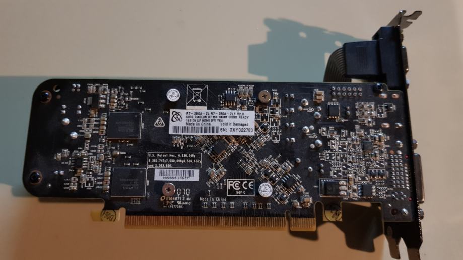 XFX AMD Radeon R7 250 1GB DDR5 - Low Profile