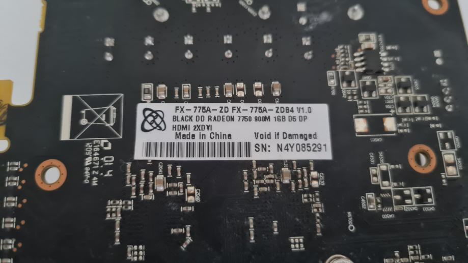 XFX AMD Radeon R7750 Core Edition 1GB DDR5