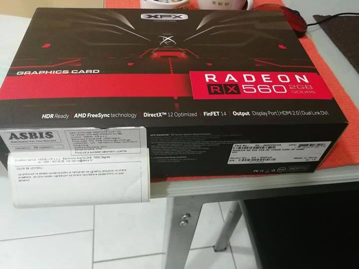 XFX AMD Radeon RX 560 2GB
