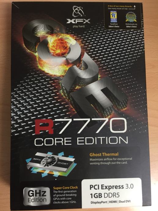 XFX R7770 ghost 1GB DDR5 Ghz edition