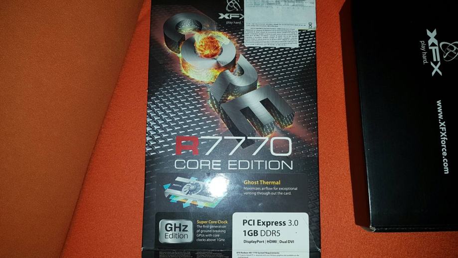 XFX AMD Radeon™ HD 7770 Core Edition 1GB
