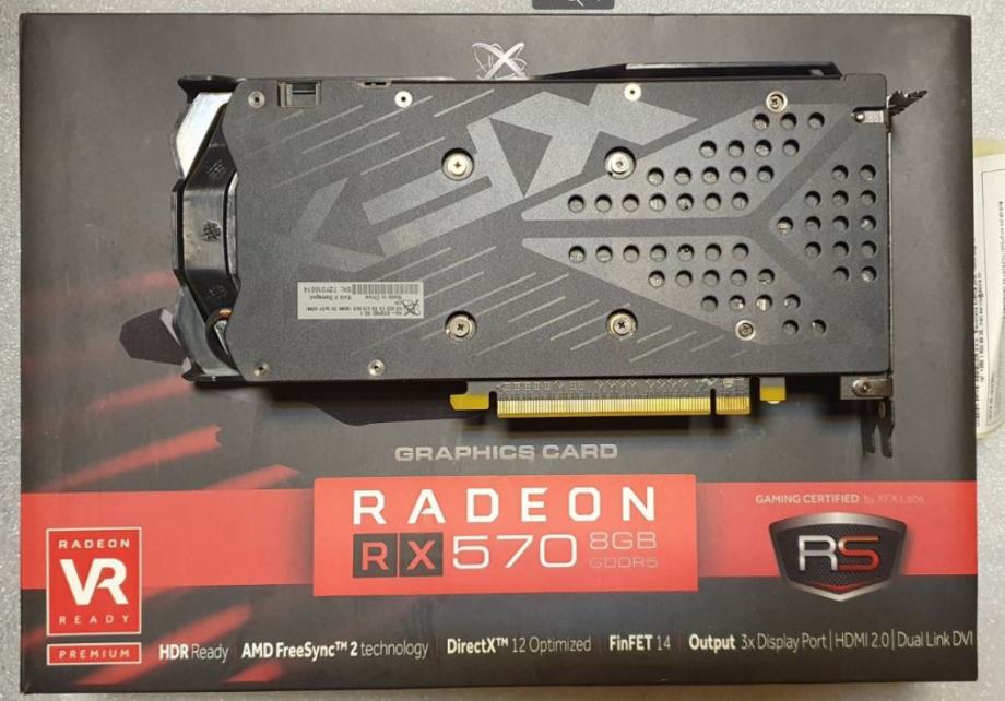 XFX Radeon RX 570 RS XXX Edition OC+ 8GB GDDR5 256-bit DX12 grafička
