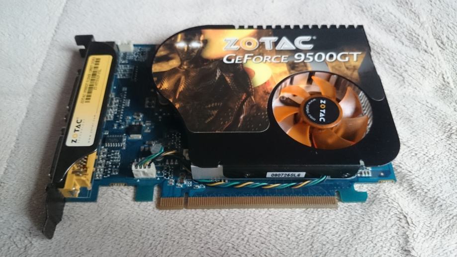 ZOTAC GeForce 9500 GT 512MB 128-bit GDDR3 PCI-E