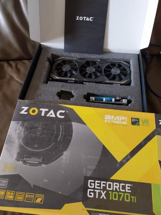 ZOTAC GTX 1070Ti, 8Gb. Malo koristena