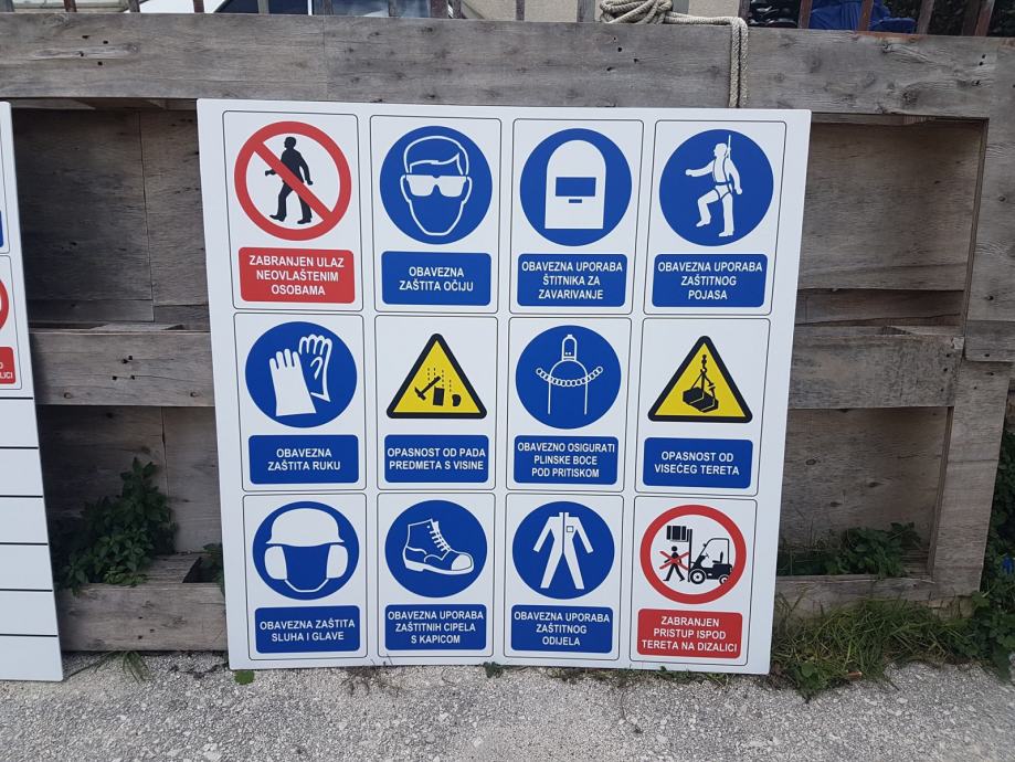 GRAĐEVINSKA TABLA - GRADILIŠNA PLOČA - DOSTUPNO ODMAH