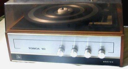 GRAMOFON TOSCA 10 SA POJAČALOM I JEDNIM ZVUČNIKOM
