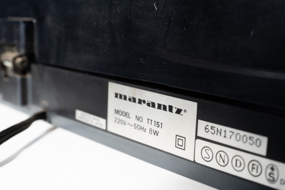 MARANTZ TT151 & TECHNICS SL-BD2