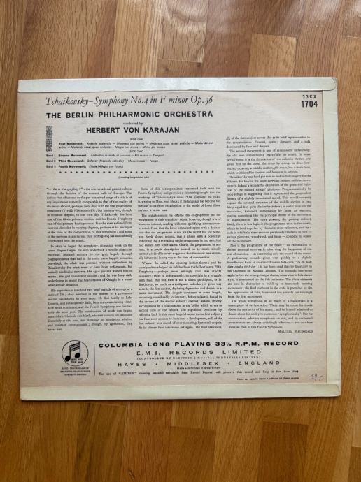 Čajkovski - Simfonija br. 4 (Karajan, Berliner Philharmoniker)