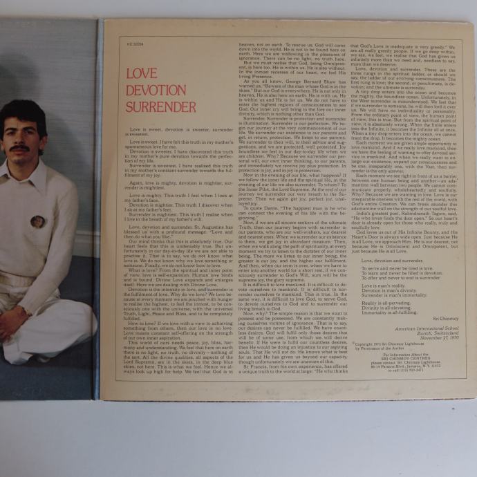 Santana & John McLaughlin – Love Devotion Surrender, US Press