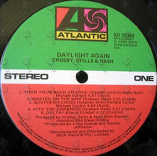 DAYLIGHT AGAIN - Crosby, Stills & Nash / LP album