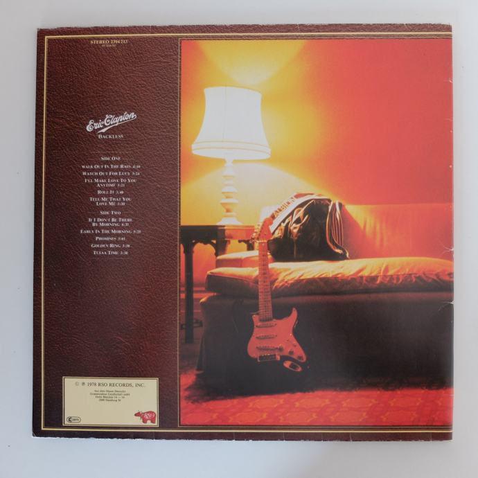 Eric Clapton - Backless, German Press