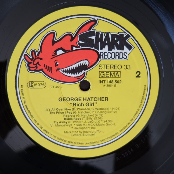 George Hatcher – Rich Girl, German Press