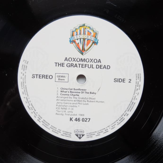 Grateful Dead – Aoxomoxoa, German Press