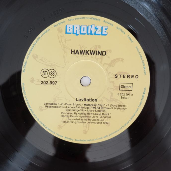 Hawkwind ‎– Levitation, Germ. Press