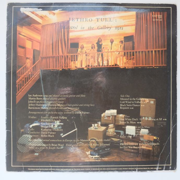 Jethro Tull – Minstrel In The Gallery, German Press