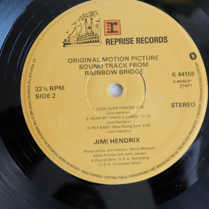 Jimi Hendrix – Rainbow Bridge - Original Motion Picture Sound Track