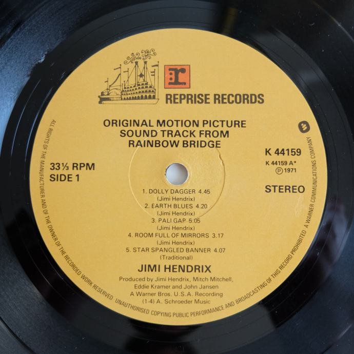 Jimi Hendrix – Rainbow Bridge - Original Motion Picture Sound Track