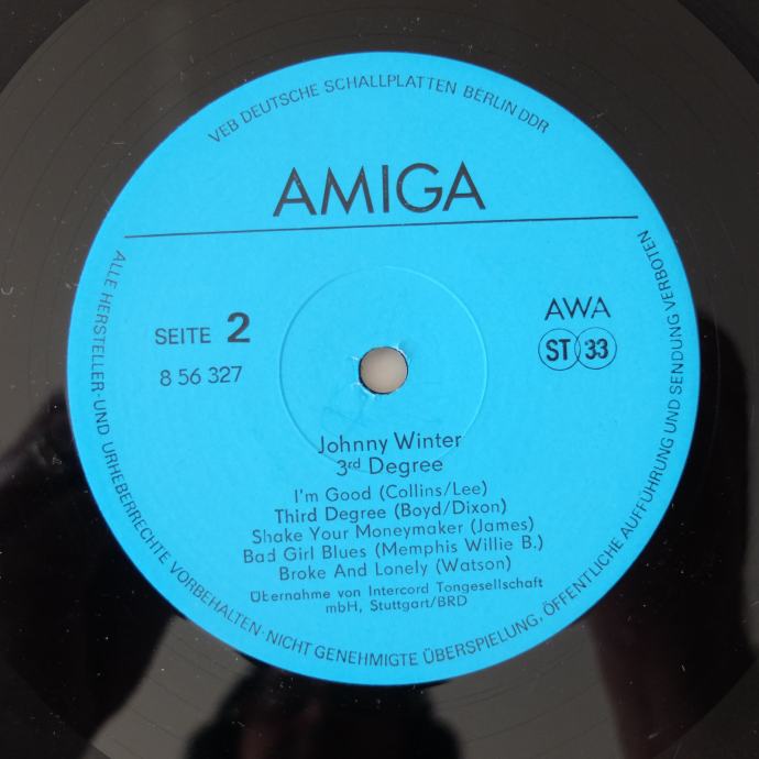 Johnny Winter – 3rd Degree, DDR Press
