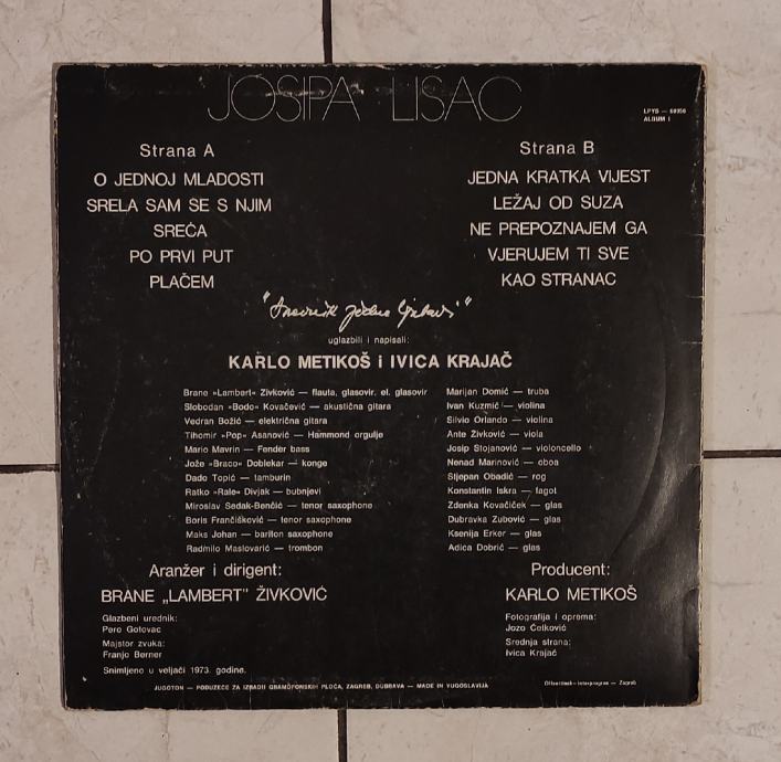 JOSIPA LISAC - Dnevnik Jedne Ljubavi