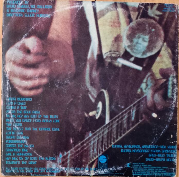 LP -DUPLI ALBUM, NEIL YOUNG - LIVE RUST