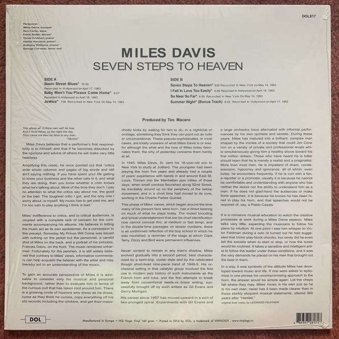 LP Miles Davis: Seven Steps to Heaven