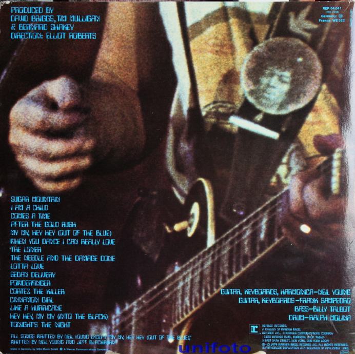 LP NEIL YOUNG - LIVE RUST
