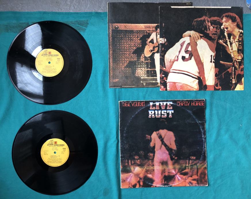 LP PLOČA, DUPLI ALBUM, NEIL YOUNG & CRAZY HORSE - LIVE RUST