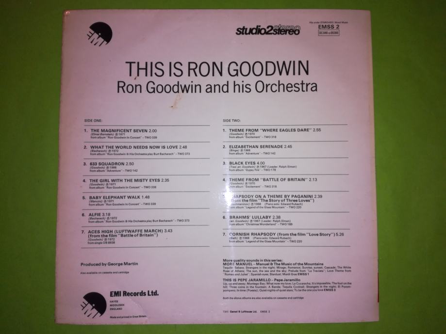LP-Ron Goodwin And His Orchestra ‎– This Is Ron Goodwin
