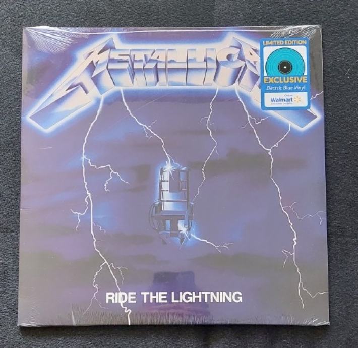 Metallica Ride the Lightning, Blue LP