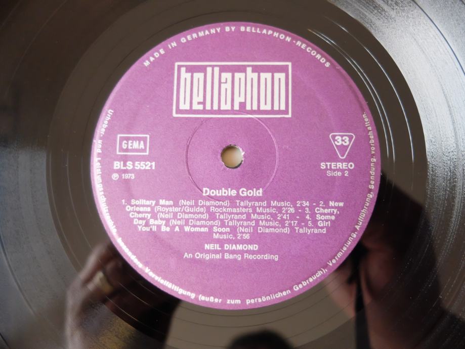 Neil Diamond – Double Gold, dupli LP