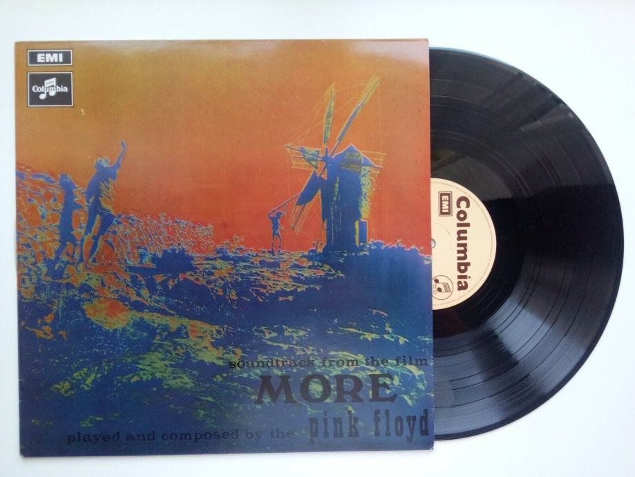 Pink Floyd More - glazba iz filma, gramofonska ploča, UK izdanje