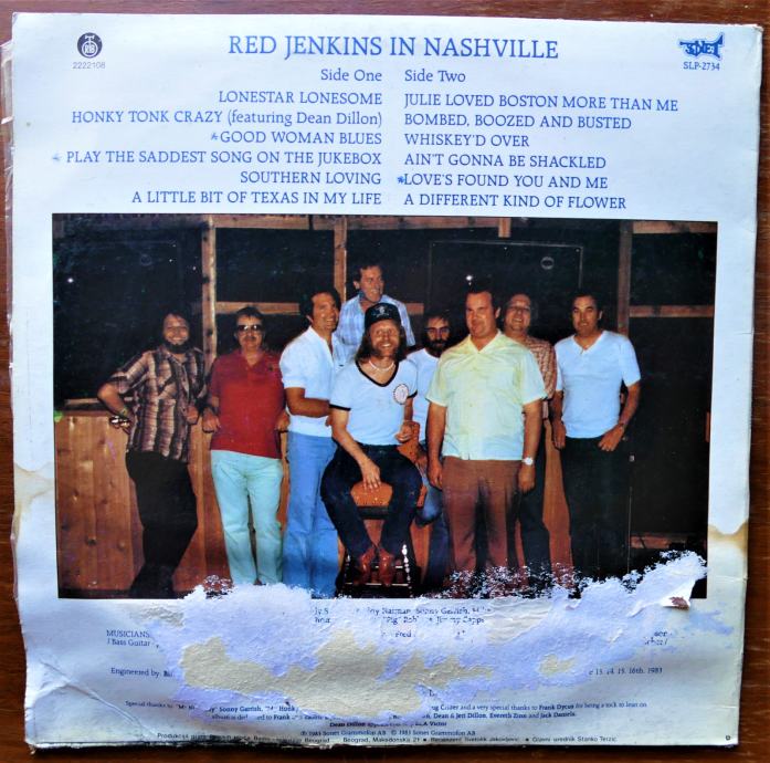 Red Jenkins: Red Jenkins in Nashville