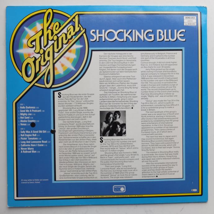Shocking Blue – The Original Shocking Blue, Holland Press
