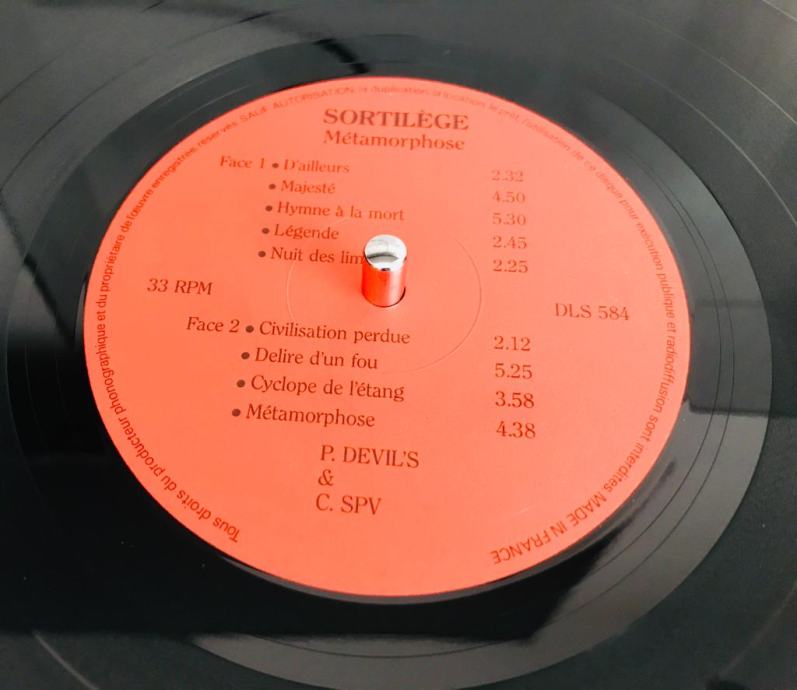 Sortilège ‎– Métamorphose (1984) francusko izdanje (REZERVIRANO)