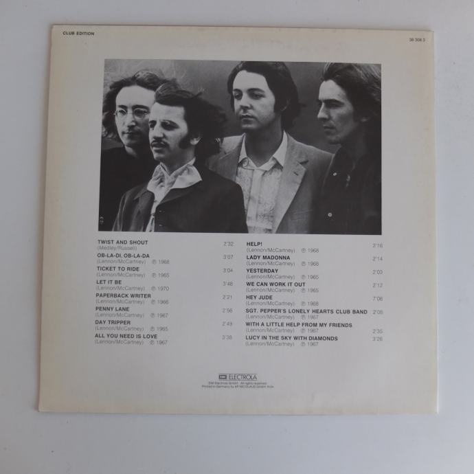 The Beatles – Golden Greatest Hits, German Press