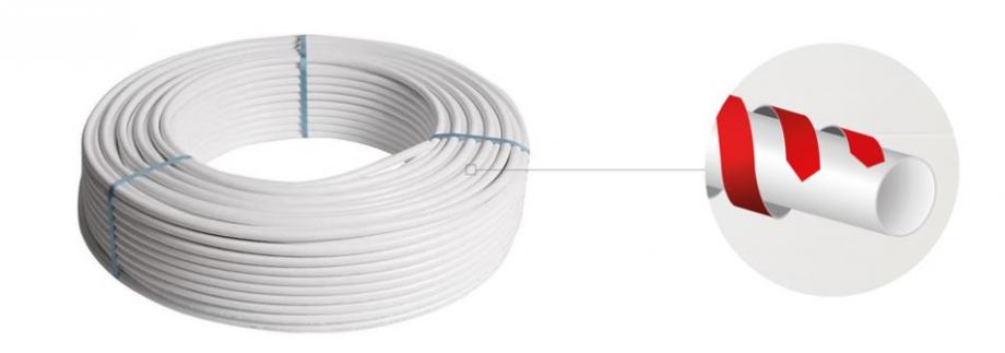 3 slojna ALU-PEX cijev za podno grijanje ALUPEX 200 m kolut, Ø16 mm