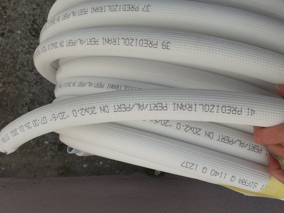 Alupex cijev 20x2mm s izolacijom