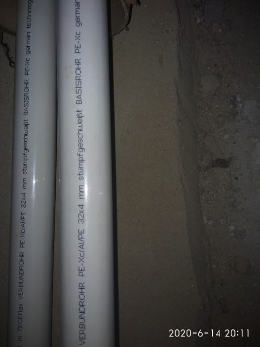 cijevi za grijanje tip TECEFLEX PE-Xc/AI/PE