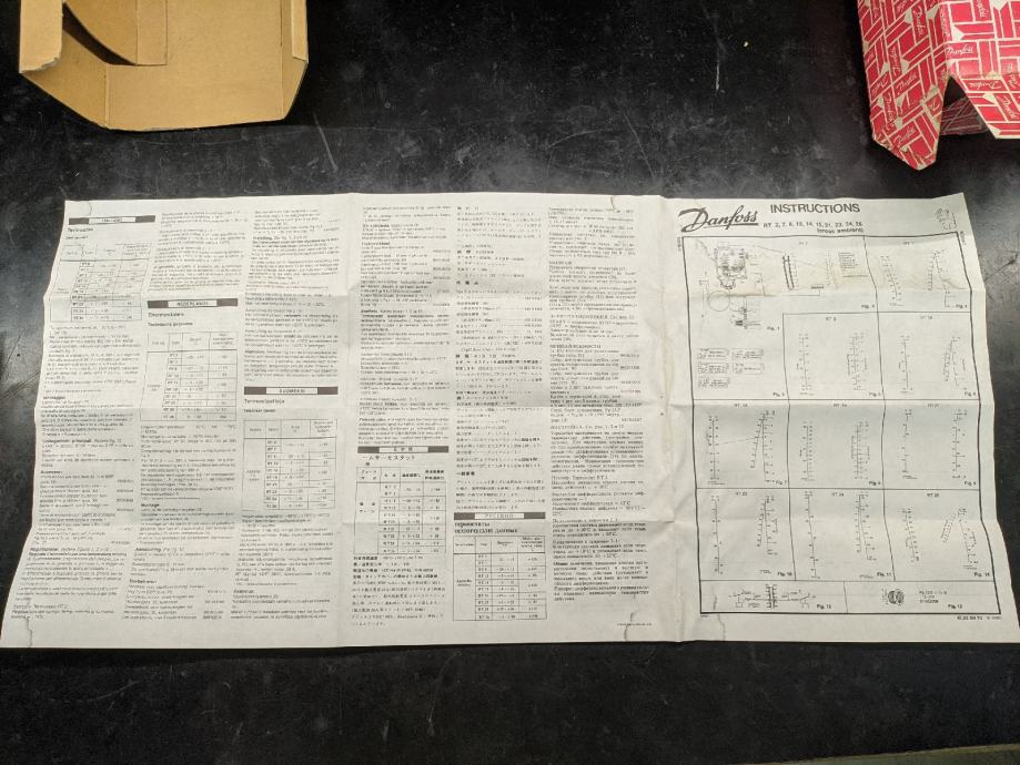 Danfoss RT14 termostat - NOVO