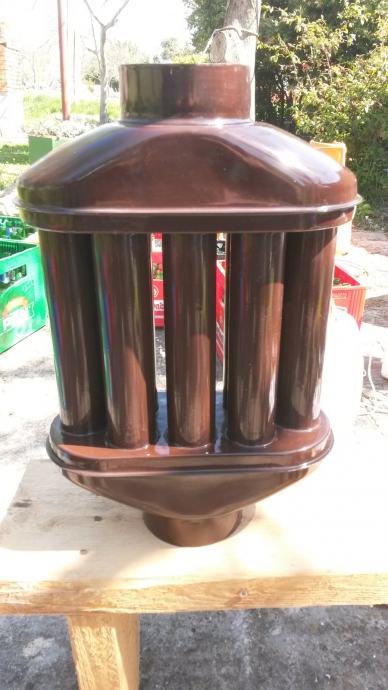 Novi dimovodni radijator, emajlirani, fi 12mm