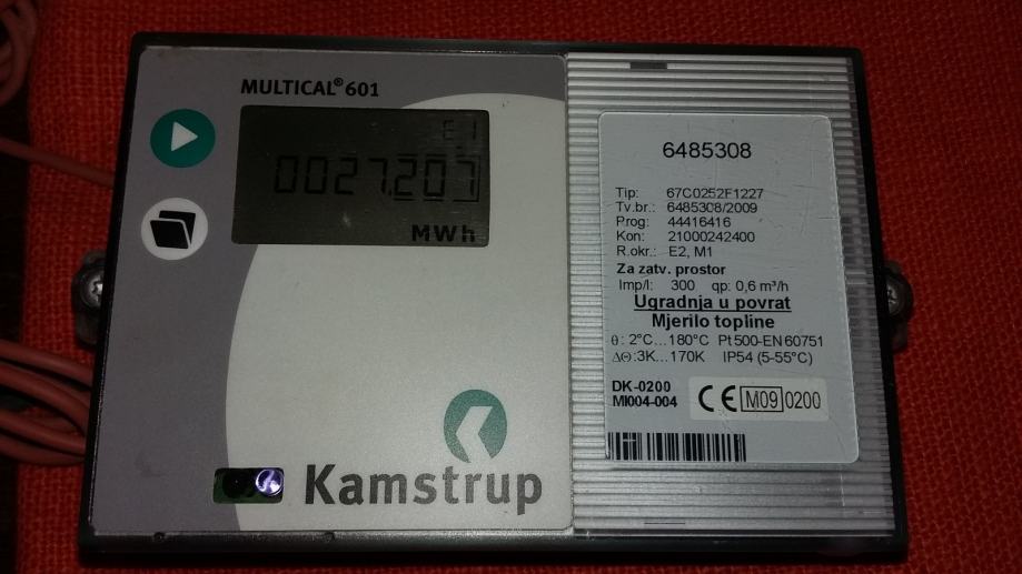 Kalorimetar Kamstrup Multical 601