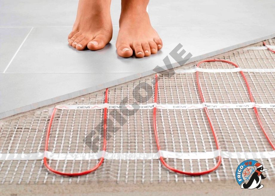 Mrežica za električno podno grijanje DEVI heat 150 - 0,5x5, 375W