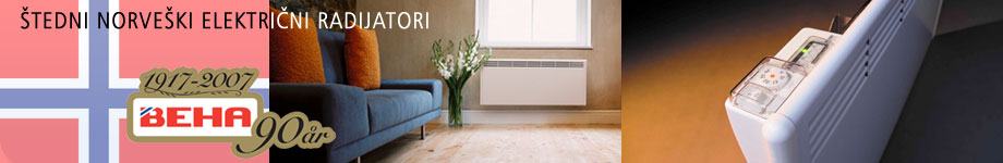 Norveški električni radijatori BEHA P12