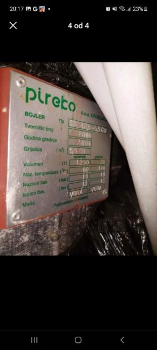 Puffer spremnik za vodu 1250