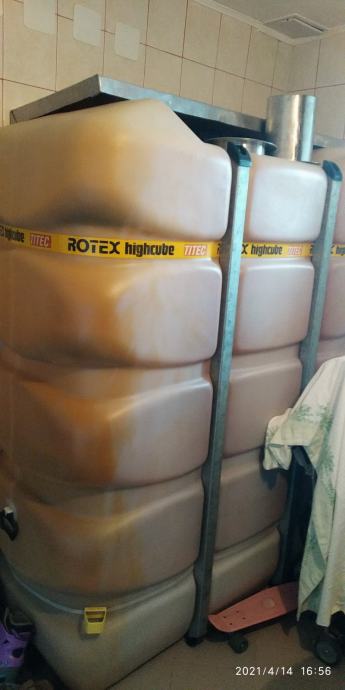Rotex kvalitetna pvc cisterna, spremnik, tank lož ulja 2000l, 1200kn