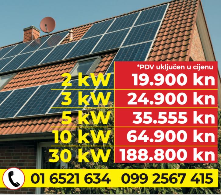 ESCO SOLARNE ELEKTRANE Solarni paneli i oprema