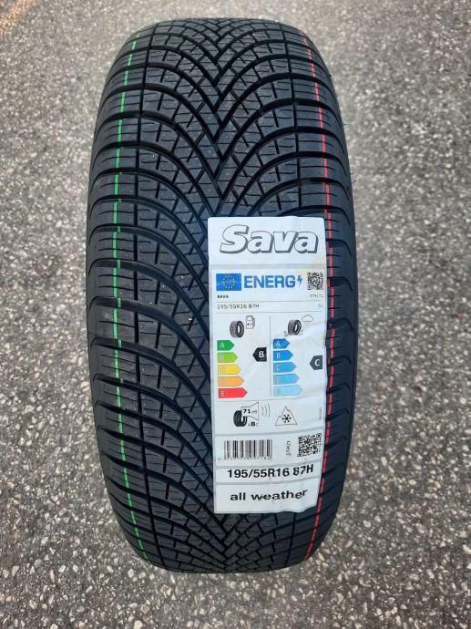 195/55/16 nove cjelogodišnje Sava Allweather DOT23