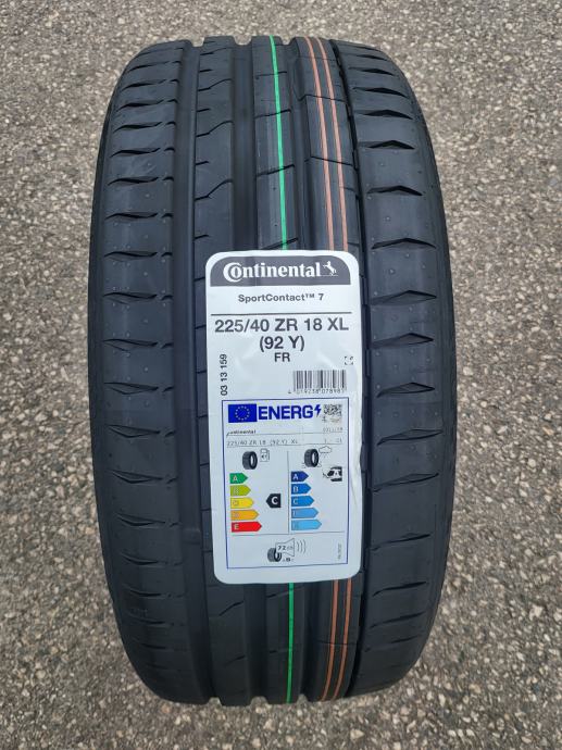 225/40/18 nove ljetne Continental SportContact 7 101e/kom
